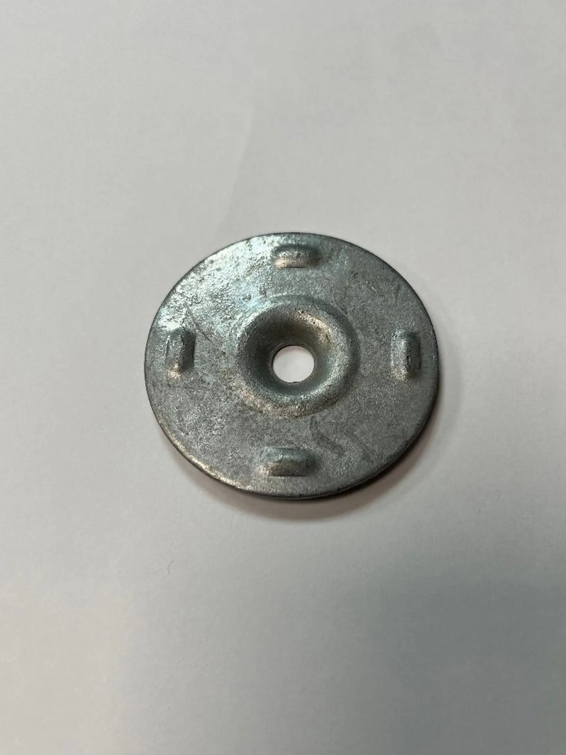 52mm Disc Top Clip Only Galvanised for GRP mini mesh or solid top flooring