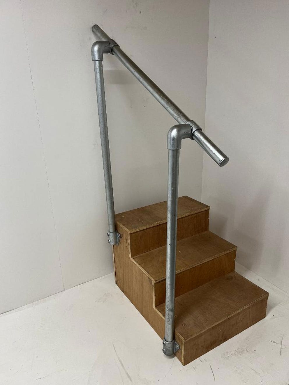 Fixed Side Mounted or Floor Mounted OFFSET Stair Handrail Kit