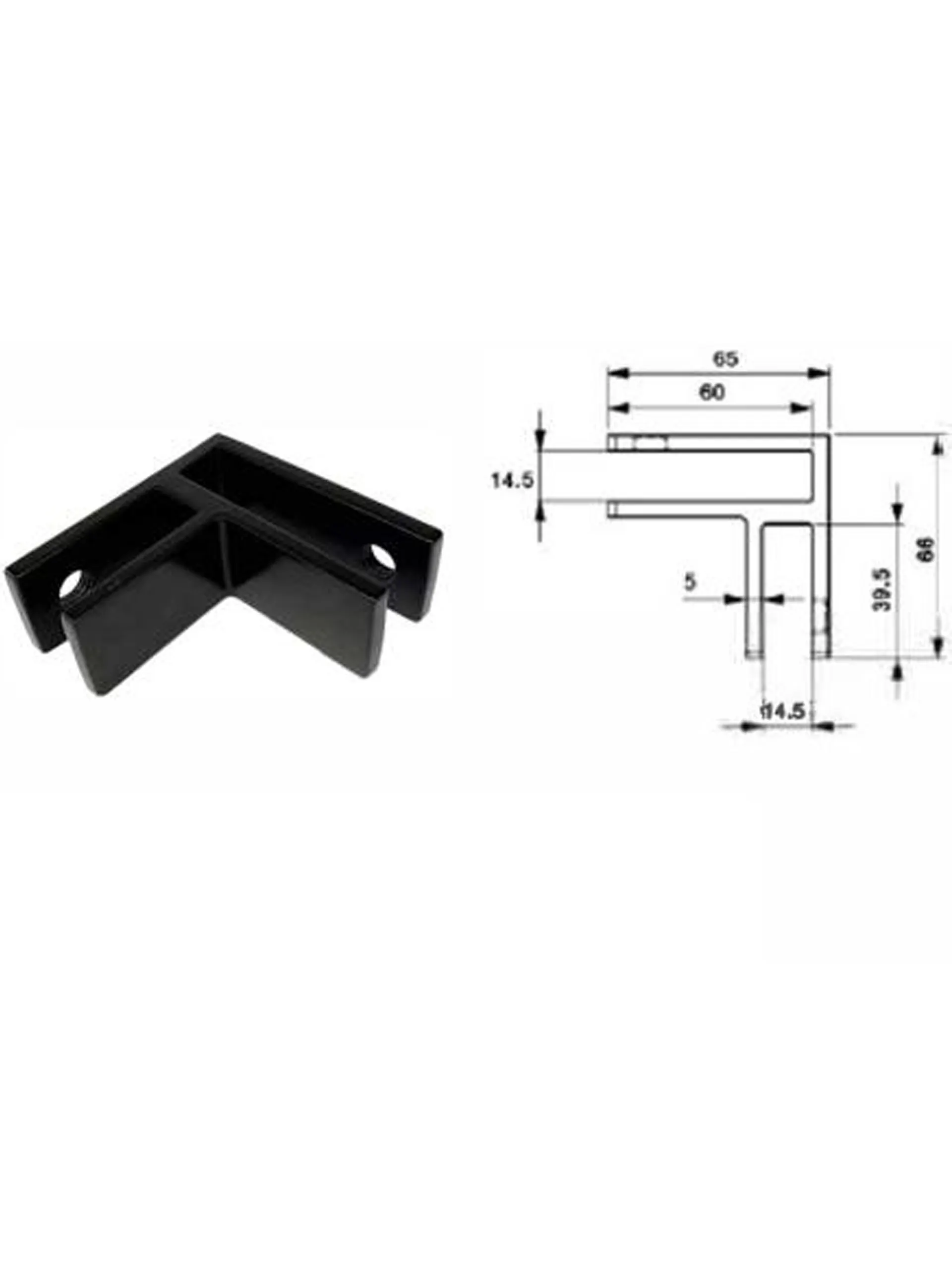 Global Walkway Stainless Steel Grade 316 Glass Stiffener 90deg. coated ...