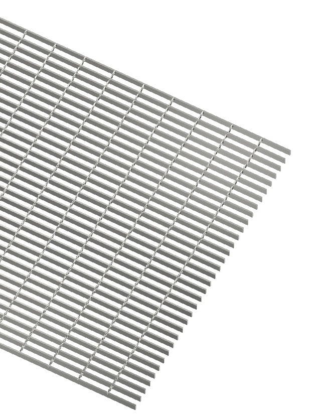 Global Walkway Open Steel Grating Standard Panels with '30/100 pitch ...