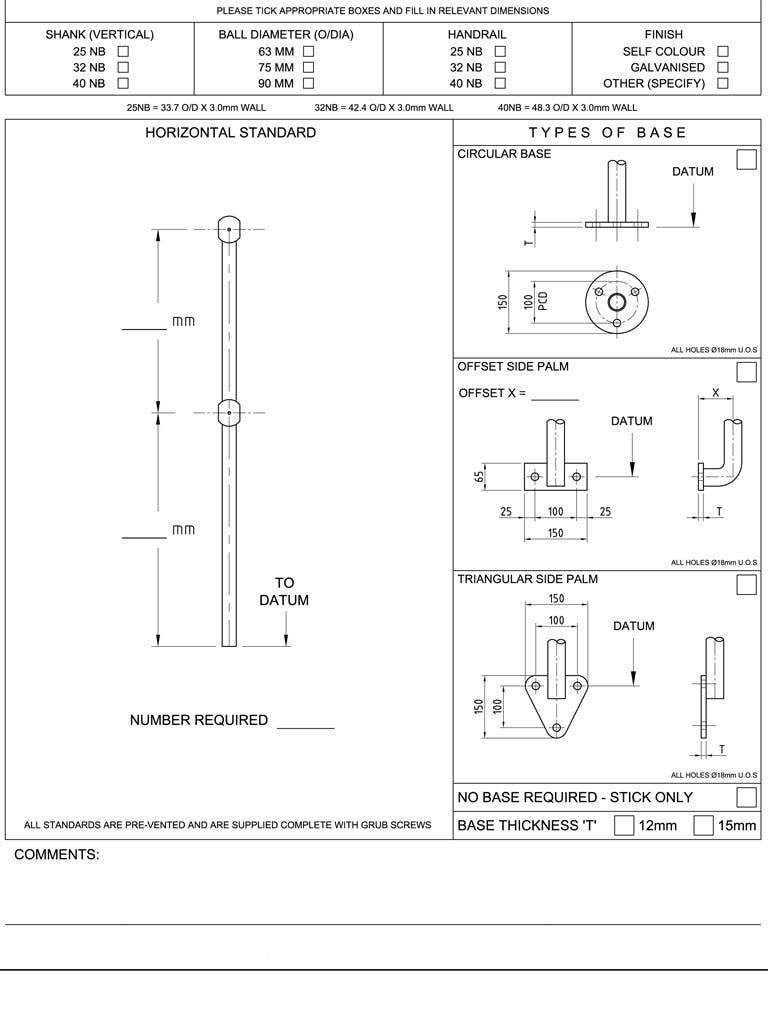 Global Walkway Special Base Standards - Handrail Standards and related ...
