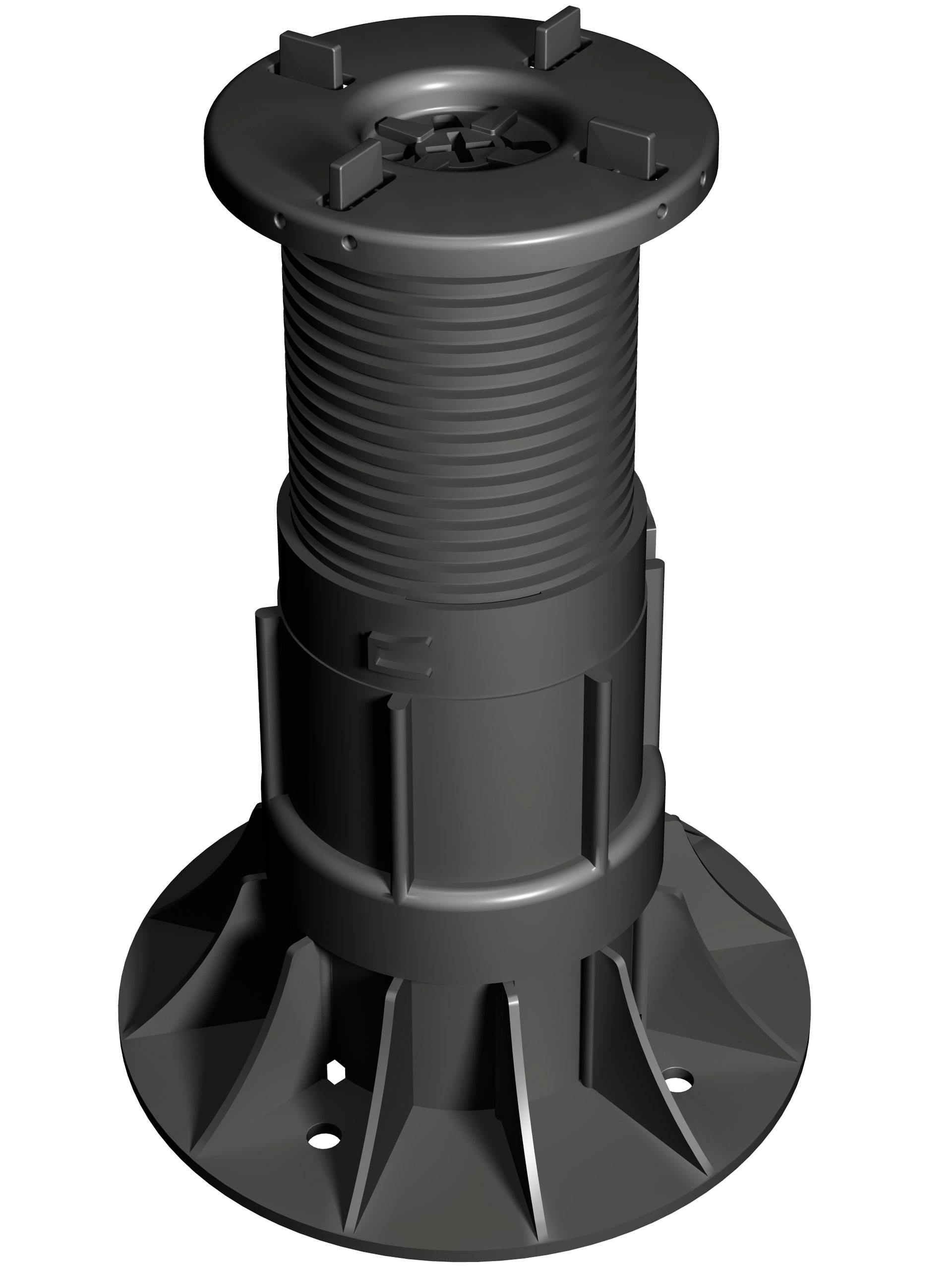 Global Walkway Pedestal Support with integrated slope corrector - GRP