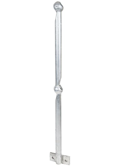 Handrail tubular standards for mezzanines, walkways and platforms