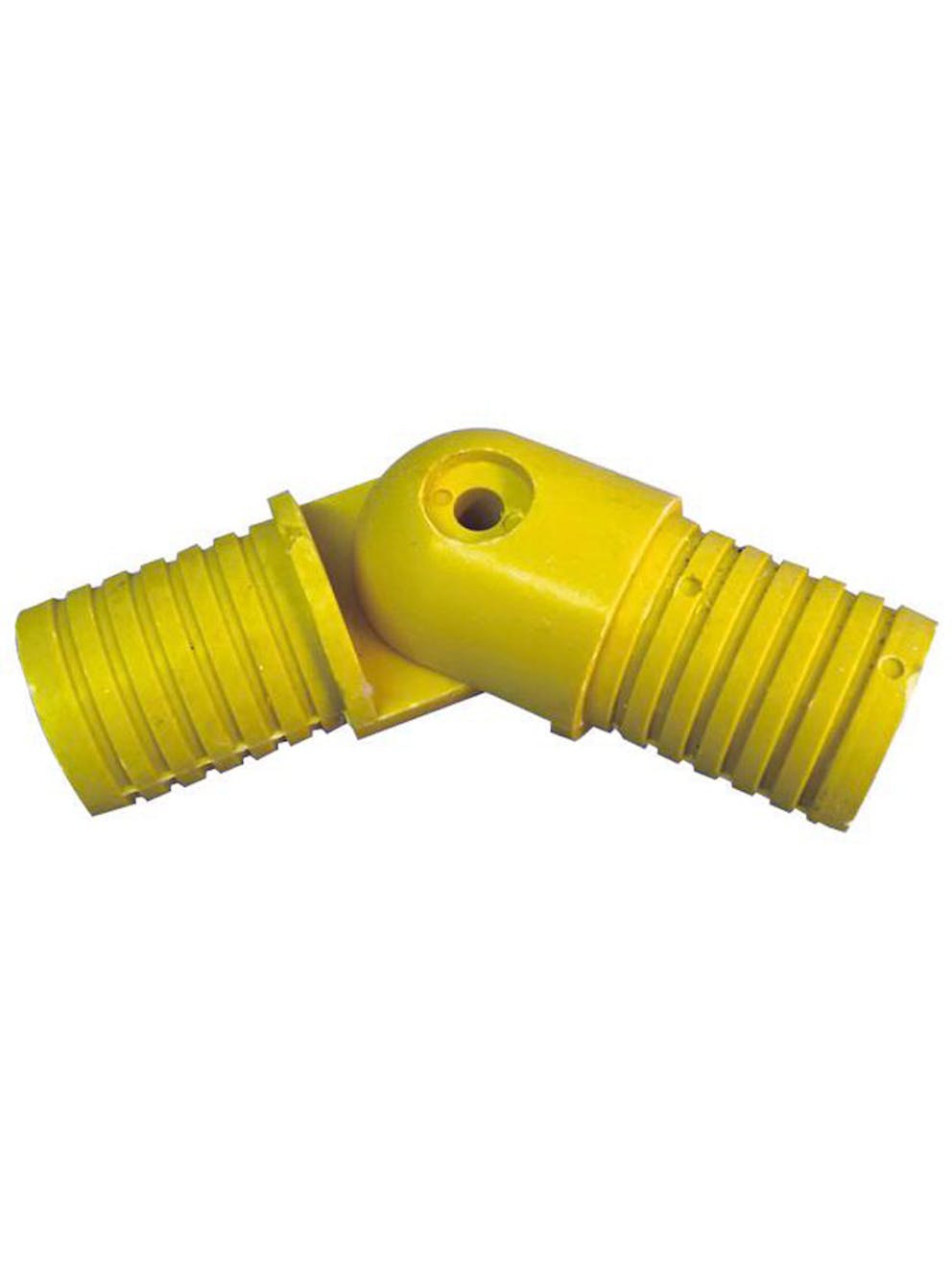 Global Walkway HR008-Y GRP Handrail Adjustable Elbow Yellow - GRP
