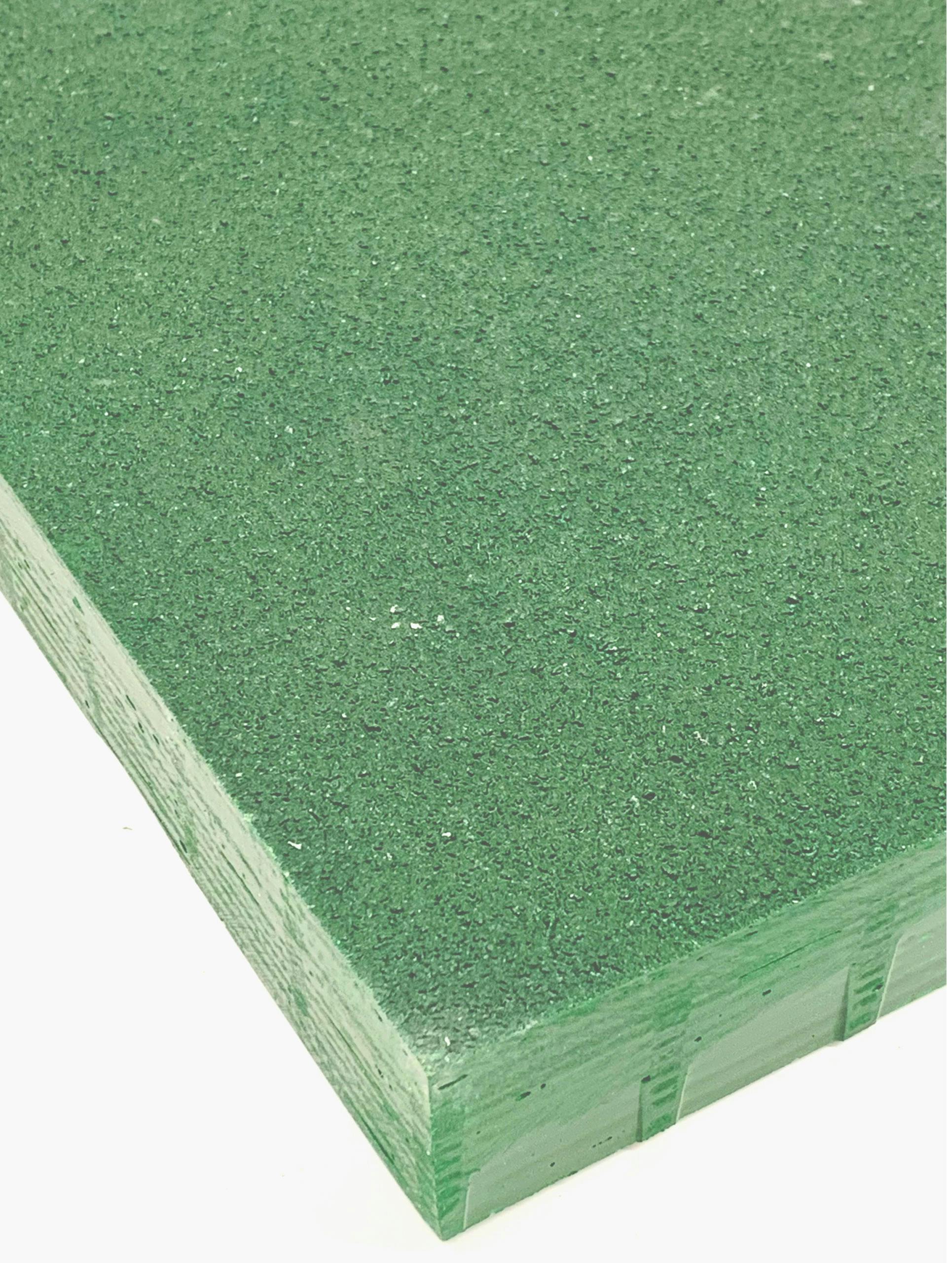 Global Walkway 30mm Thick 'Type I' GRP Grating Solid Top Green 6010
