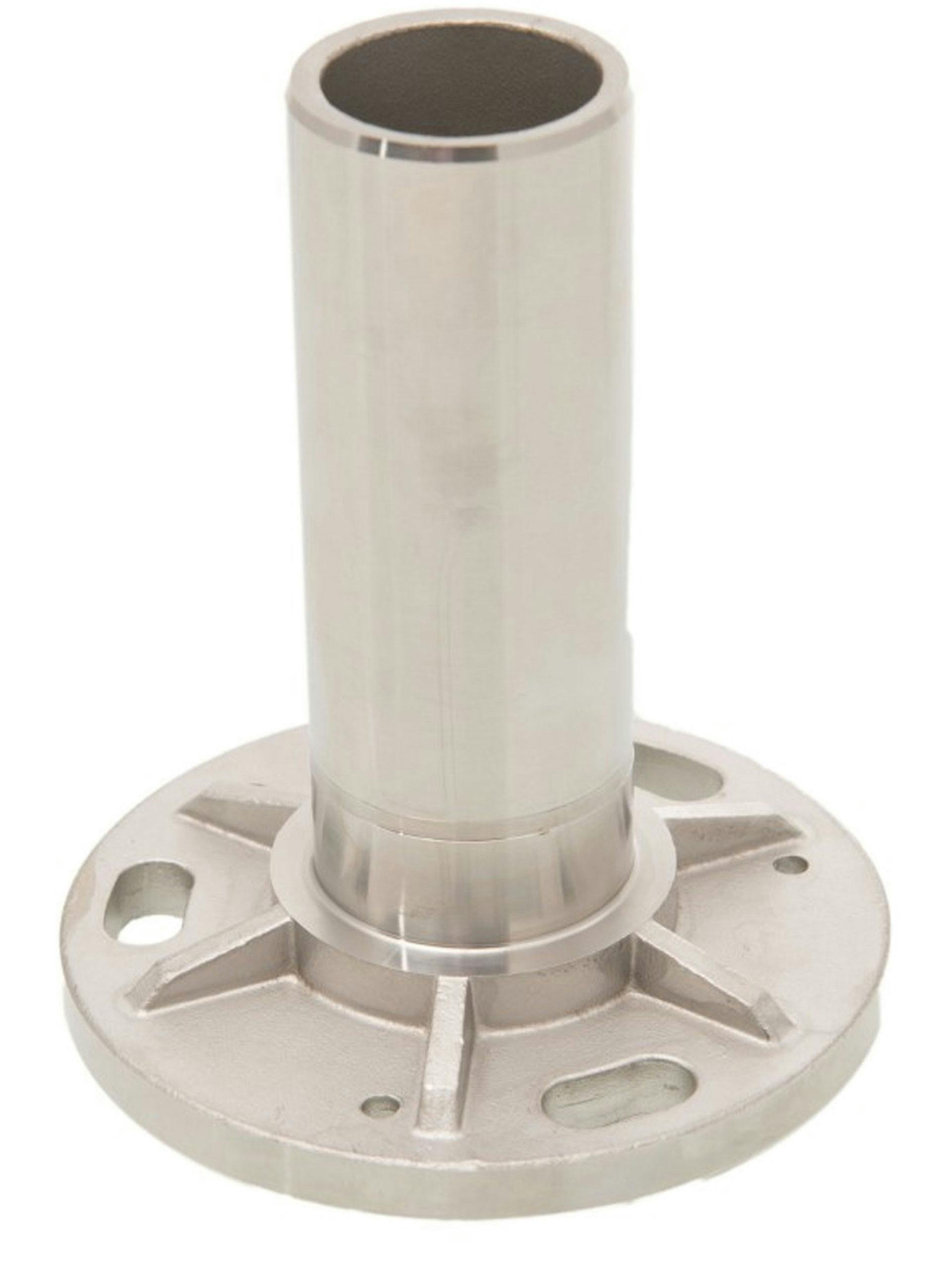 Stainless Steel 120dia. Base Plate With 100mm Spigot