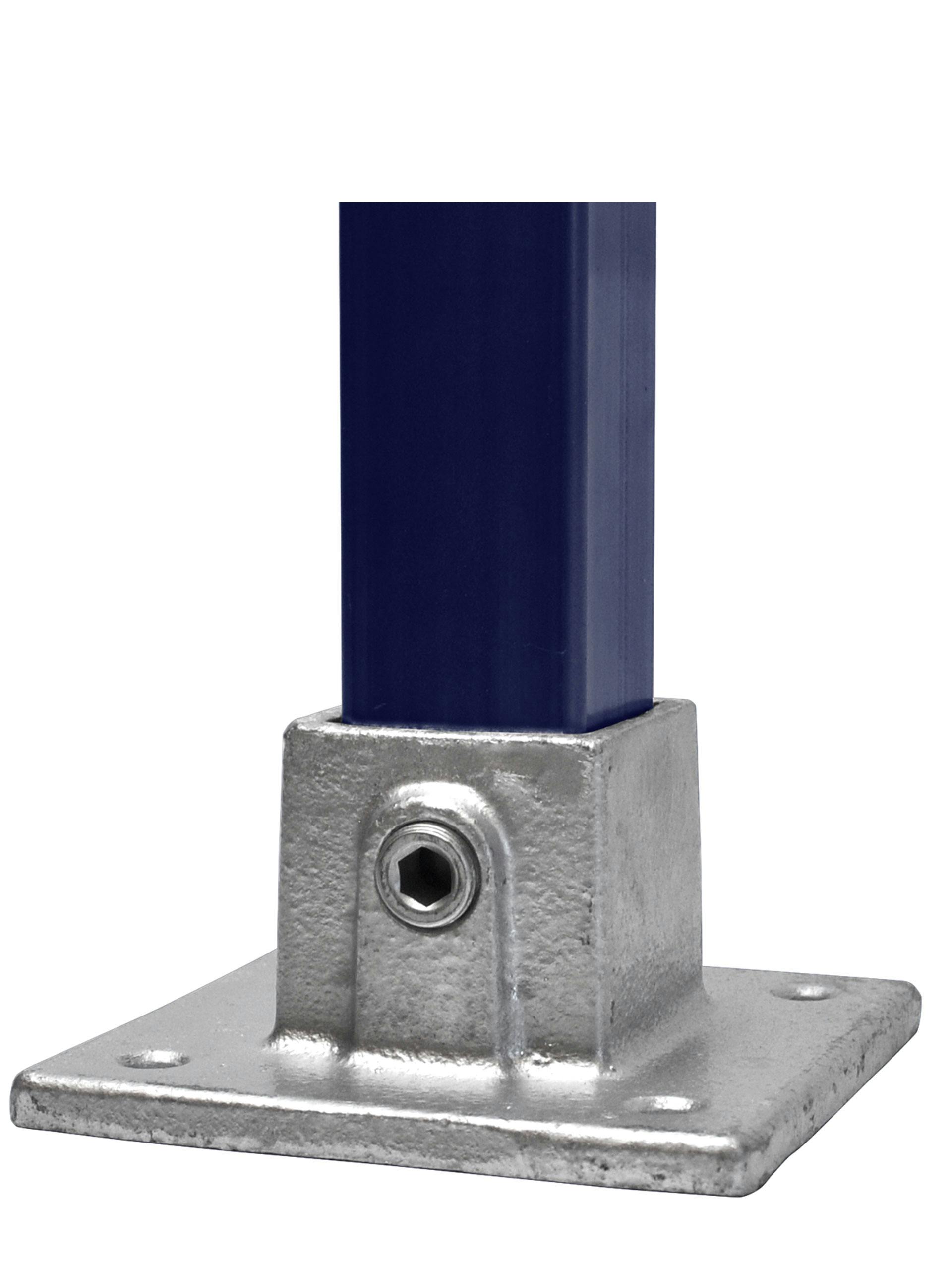 131 Wall Plate Key Clamp (Square 40 x 40)