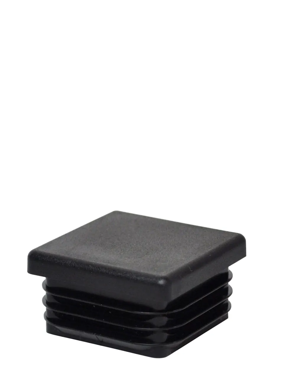 133 Plastic Stop End Cap (Square 40 x 40 Black)