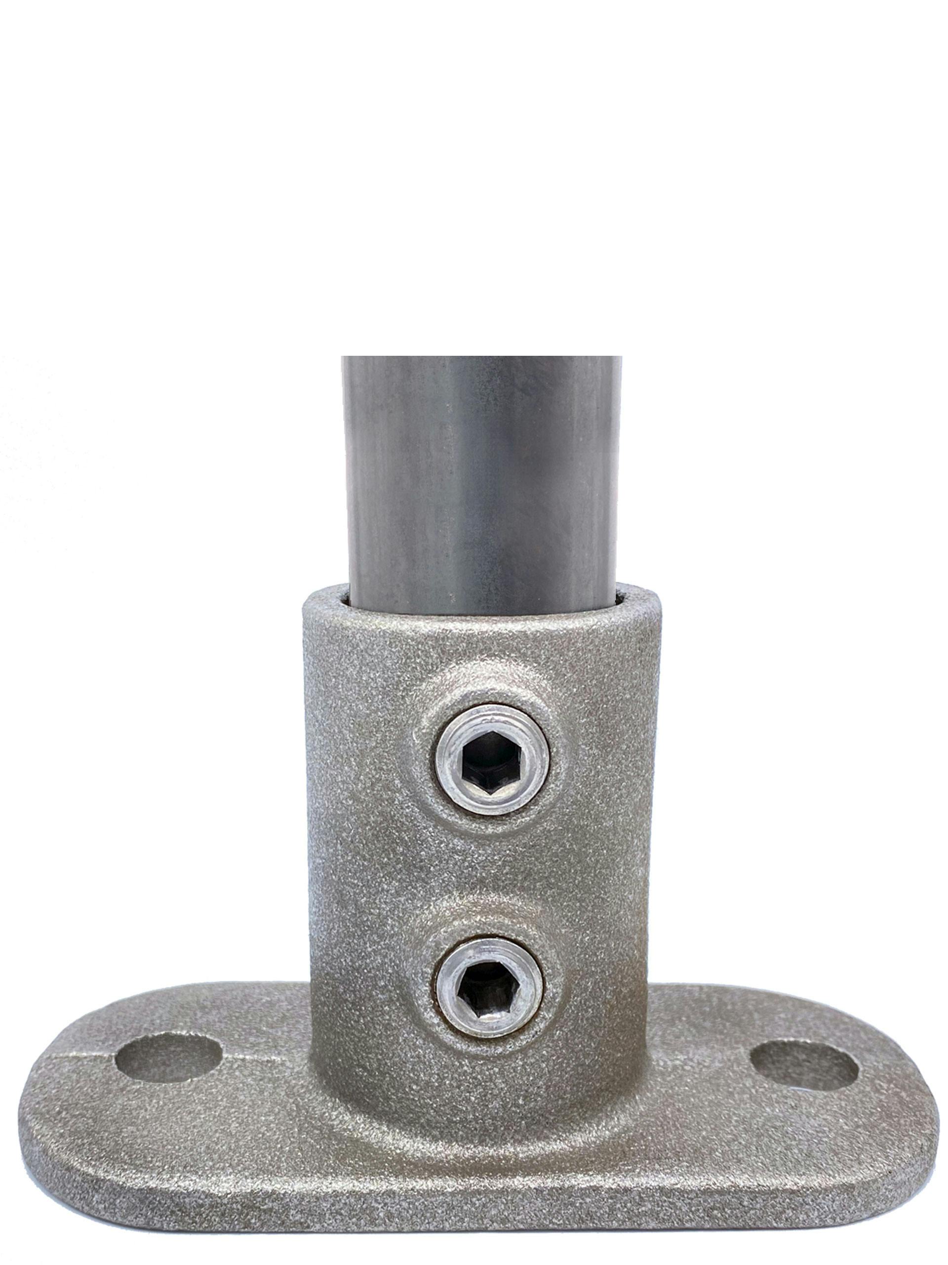 132 Base Plate Key Clamp 337mm Round Self Colour